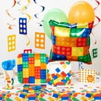 Building Block Party Square Dessert Plates - Walmart.com