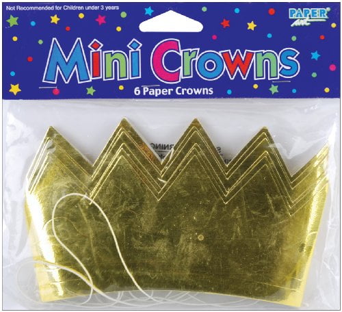 Mini Foil Crown, 6 pk - Walmart.com