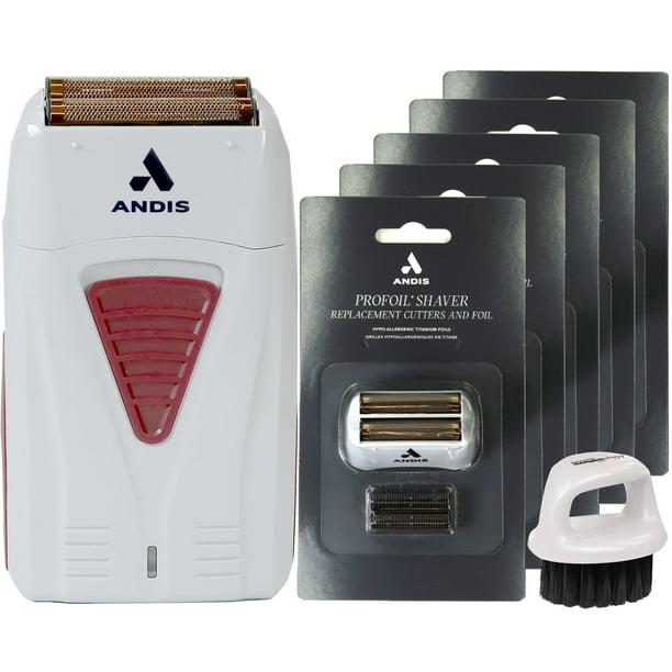 Andis Profoil Professional Titanium Foil Shaver #17235 + 5x Andis ...