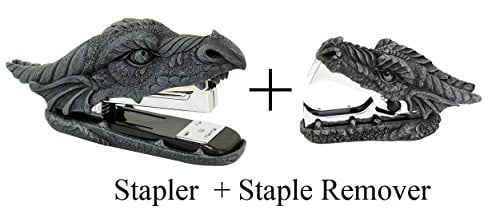 Novelty Guardian Dragon Stapler and Stapler Remover Office Desktop ...