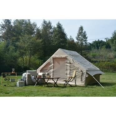 UNISTRONGH 6/8-Person Inflatable Glamping Tent with Hand Pump - Walmart.com