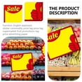 BESTYASH 50Pcs Commodity Price Signs Yellow Paper Labels for Market ...