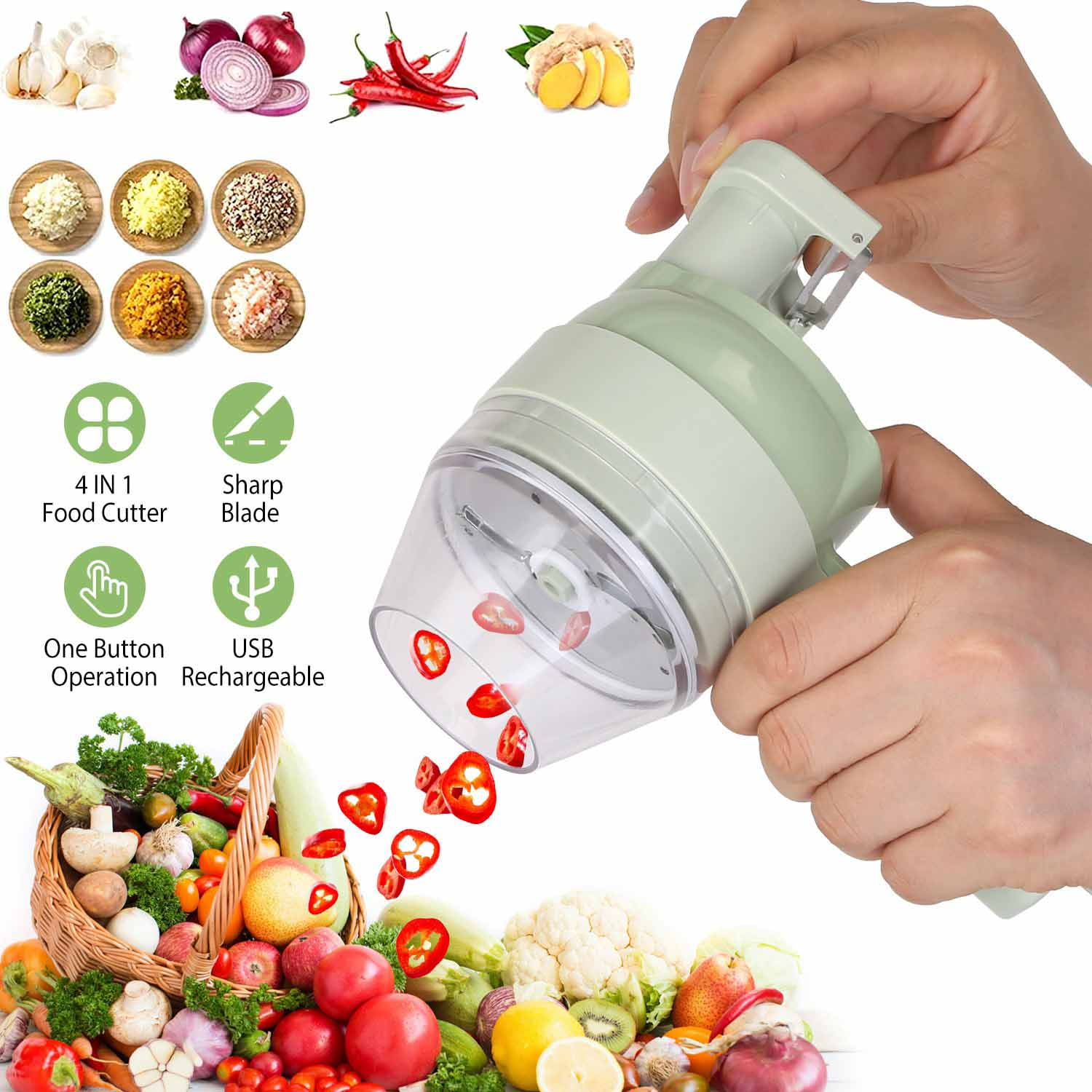 Handheld Electric Cutter, iMountek 4 in 1 Smart Wireless Portable ...