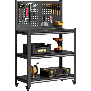 Free Shipping! Gymax Folding Work Table Portable Workbench w ...