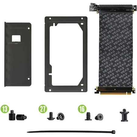 EVGA DG-77 Matte Black Mid-Tower, 3 Sides of Tempered Glass, Vertical ...