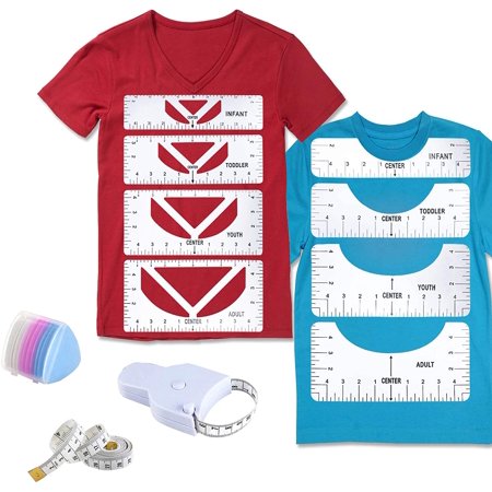 T Shirt Ruler Guide,T Shirt Rulers to Center Designs,Tshirt Alignment ...