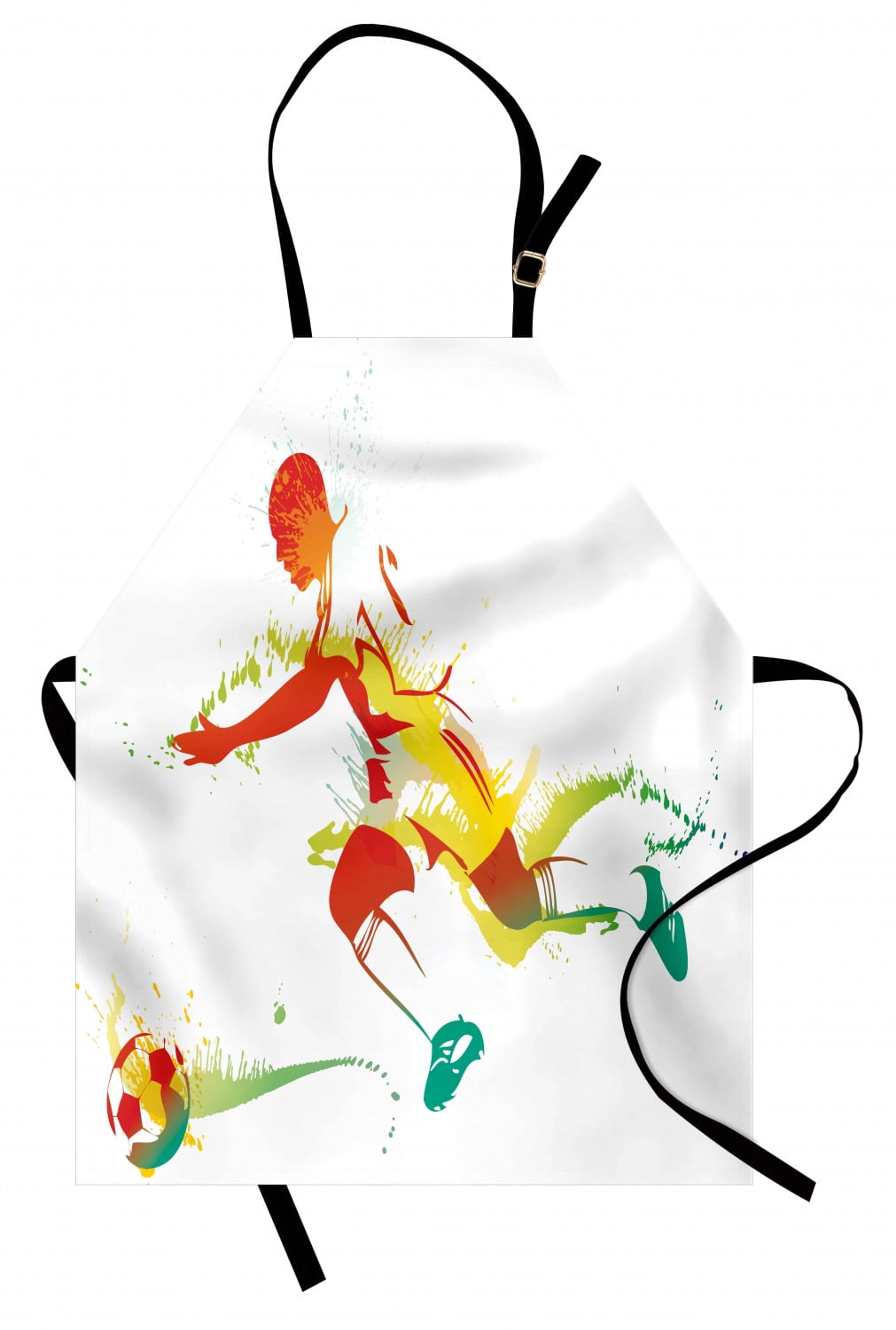 Teen Room Apron Young Man Playing Soccer Football Athlete Game Win ...