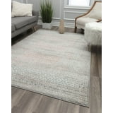 Harper HY20A Maiden Pink Transitional Vintage Pink Area Rug, 8'x10 ...