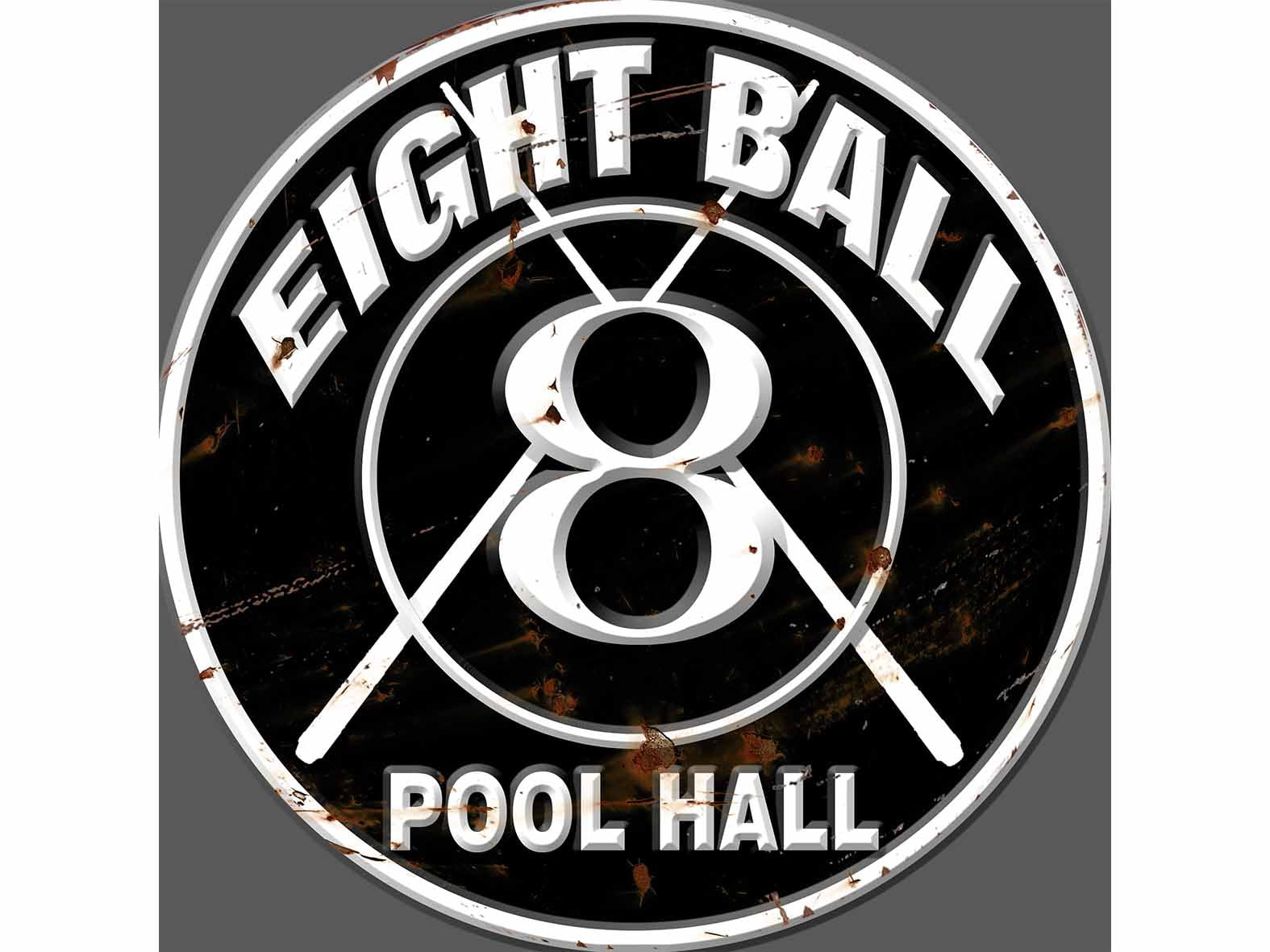 "8 Ball " Wooden Sign - Walmart.com