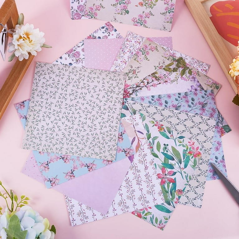 Vintage Floral Scrapbook Paper