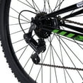 Hyper Bicycles Men's 26" Shocker Mountain Bike, Black/Green - Walmart.com