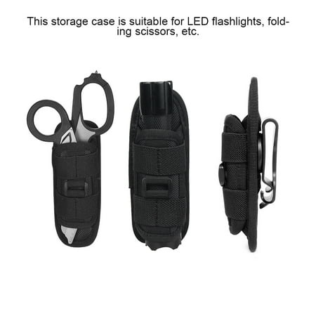 Torch Bag Nylon Hunting Flashlight Flashlight Bag 360°Rotatable Torch ...