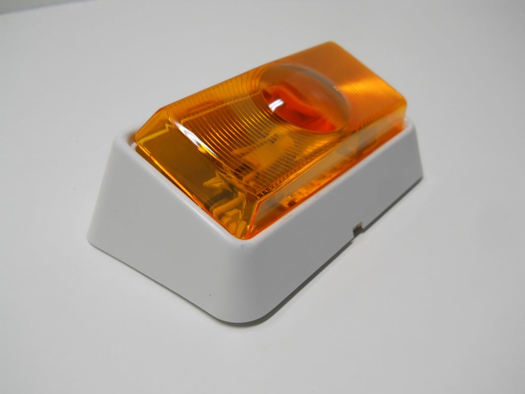 Amber LED 12V RV Camper Trailer Porch Security Light / Angled White ...