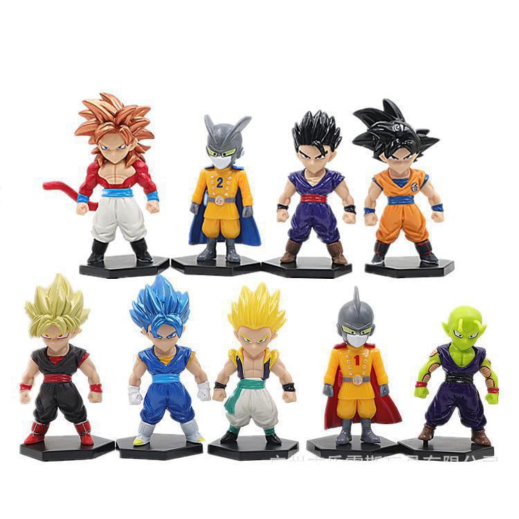 Mini figura de Dragon Ball Z, Son Goku, Gohan, Super Saiyan, Vegeta ...