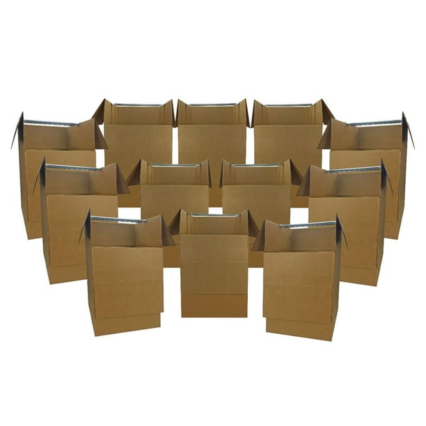 UBMOVE Wardrobe Boxes - Qty 12 Boxes w Bars - Moving Boxes - Walmart.com