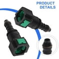 2 PCS Fuel Quick Connector 5/16 Tube to Male Barb for Auto Applications ...
