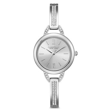 Caravelle Designed By Bulova Women's Crystal Dial Barrel Dress Watch ...