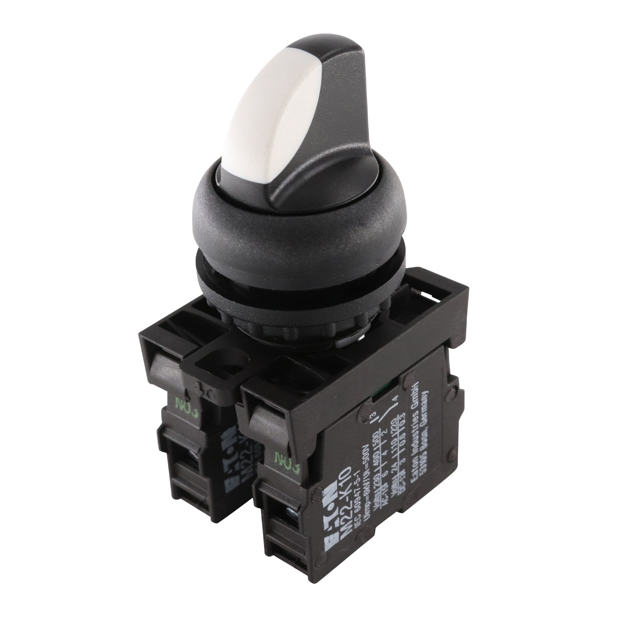 EATON M22S-WRK3-K20 Push-Button Selector Switch Kit, 22mm, 1NO/1NC ...