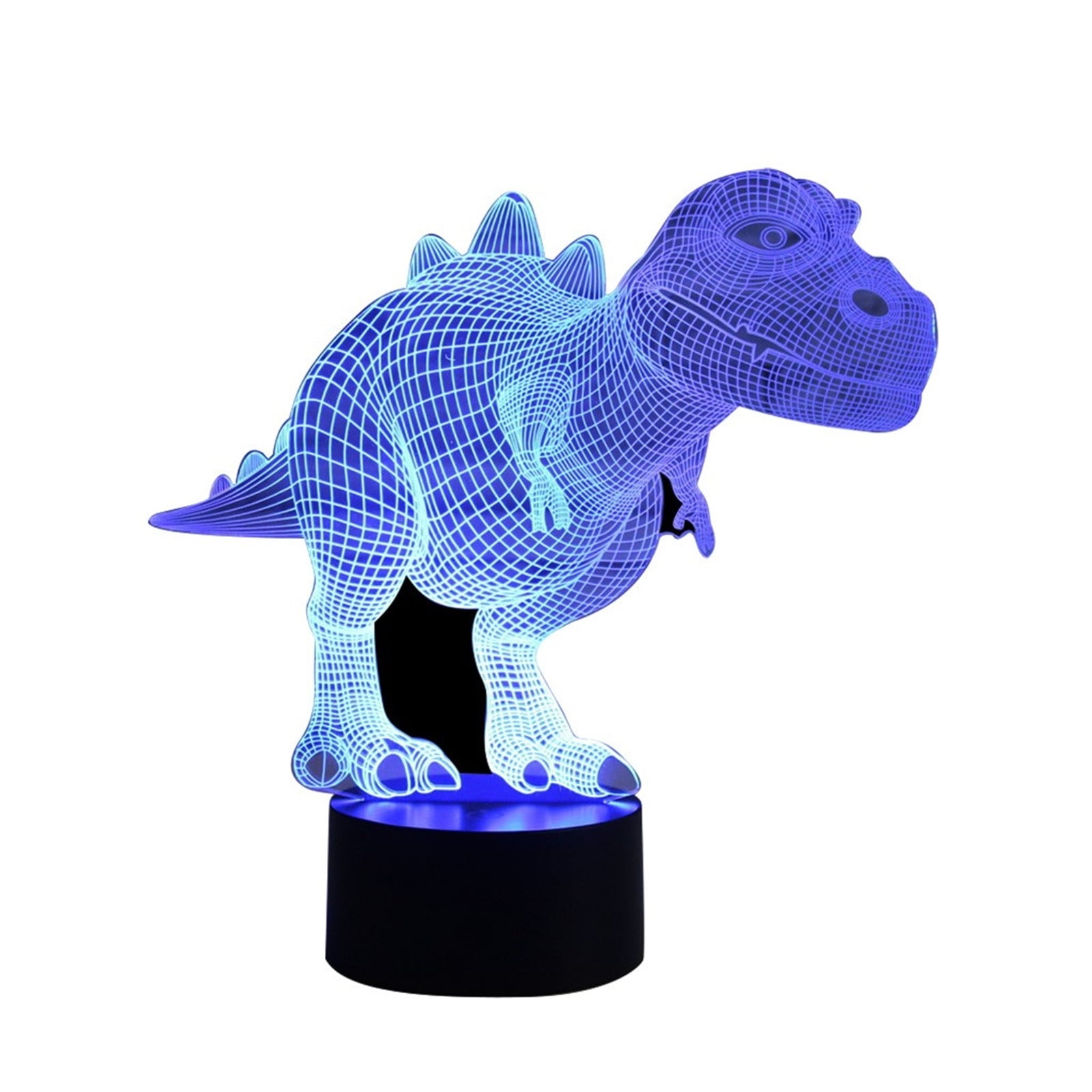 Pompotops 3D Dinosaur Children Night Lamp Led Colors Changing Lighting ...