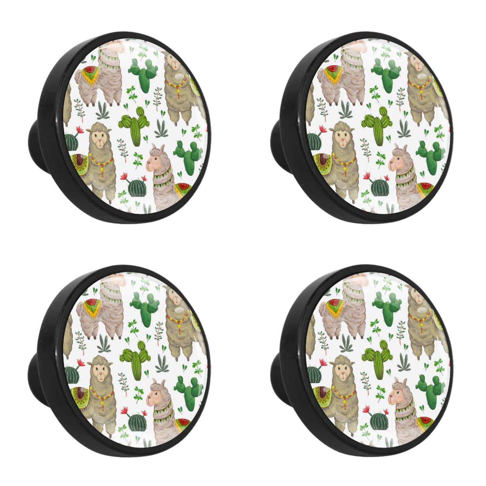 4 Pcs Alpaca Knobs for Kitchen Cabinet Cupboard Dresser Bookcase Drawer ...