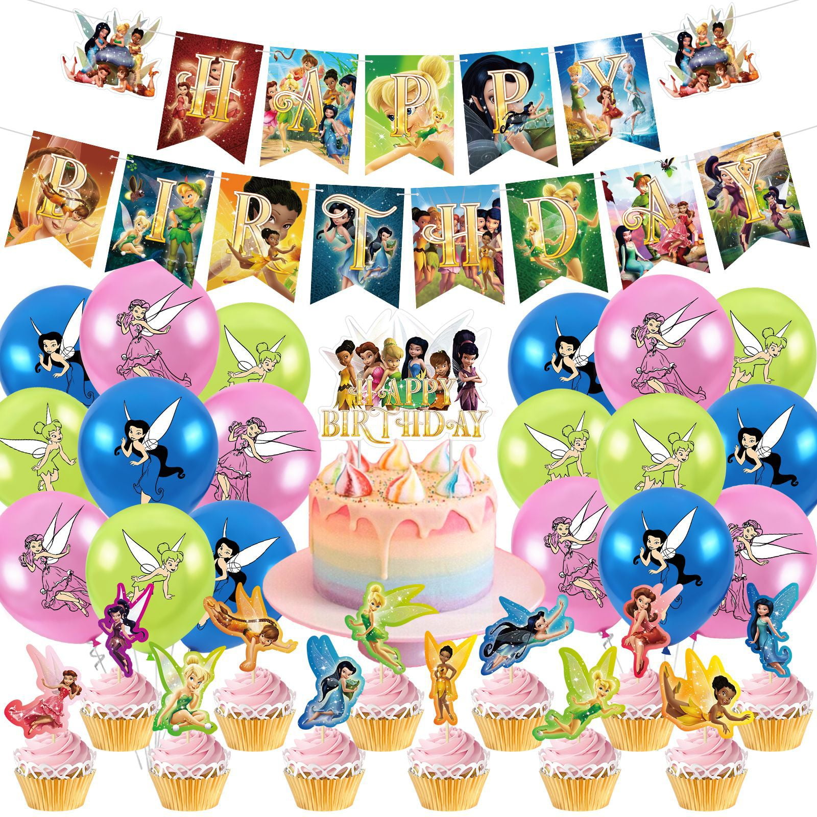 Click here for Matecam X1 Fairy Theme Birthday Party Balloon Set... prices