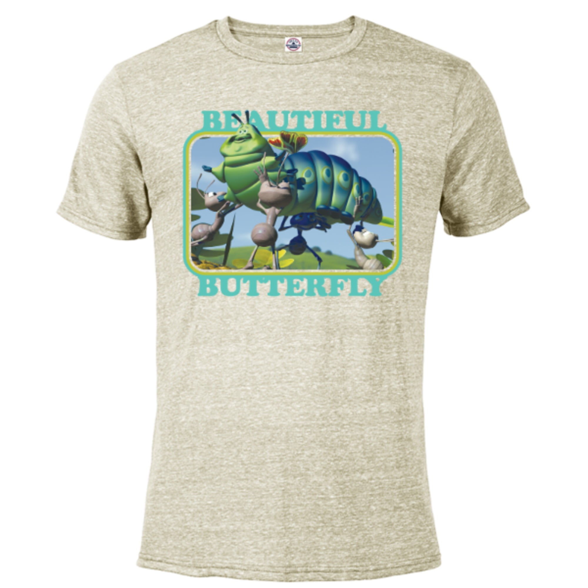 Disney PIXAR A Bug's Life Heimlich Beautiful Butterfly T-Shirt- Short ...