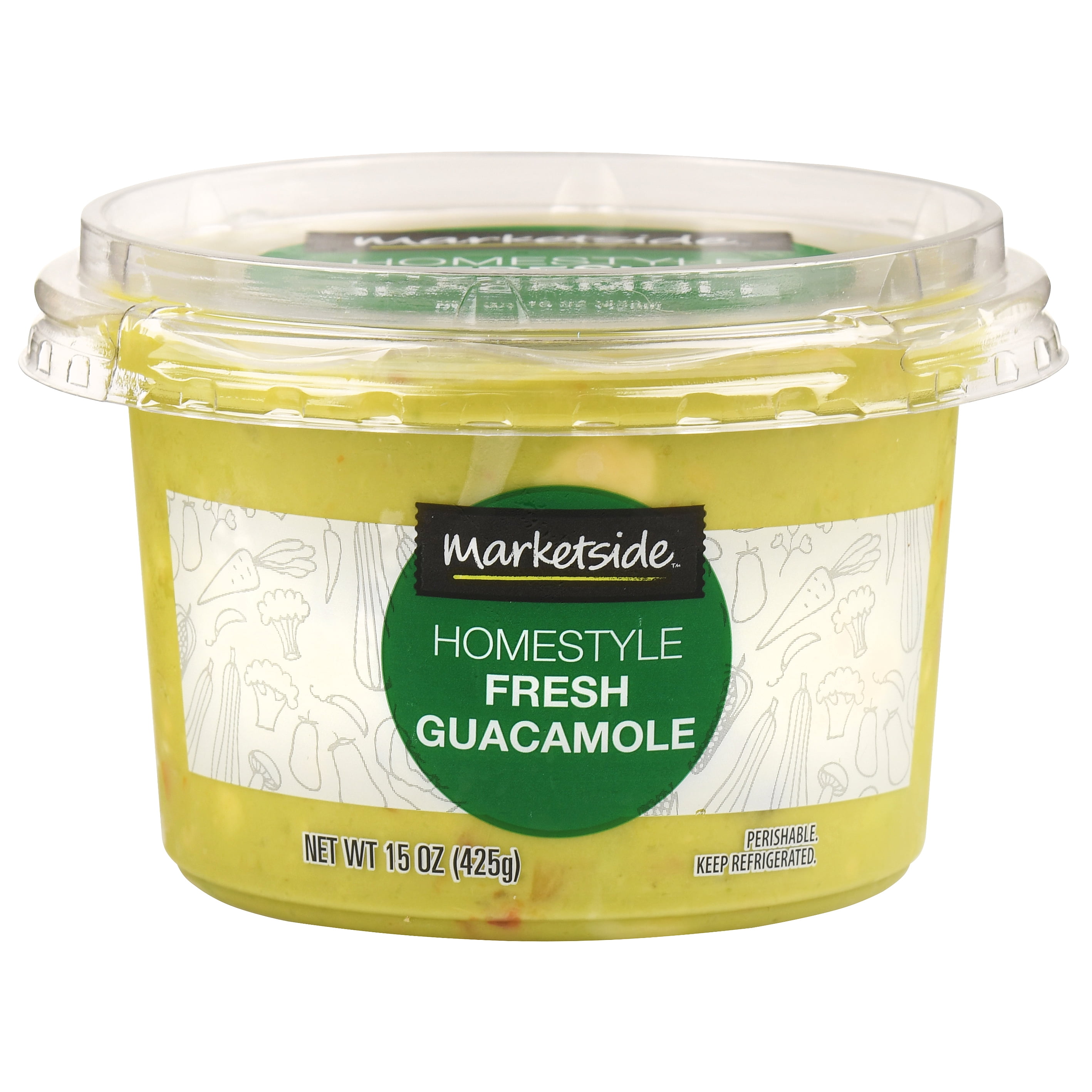 Marketside Homestyle Fresh Guacamole, 15 oz - Walmart.com - Walmart.com