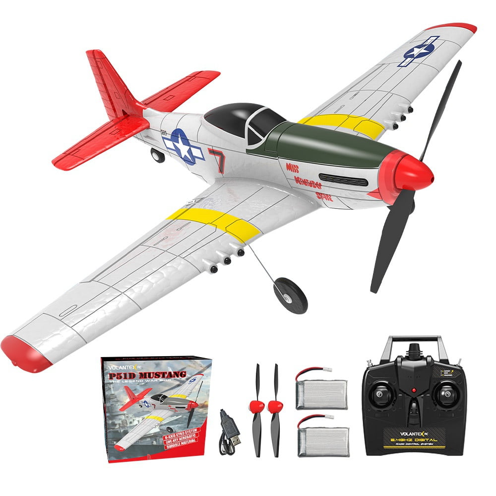 2.4G 4CH P51D Mustang Remote Control Plane with Xpilot Stabilization ...