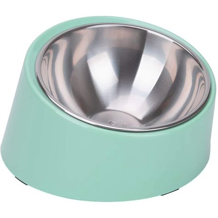 Super Design Mess Free 15 Slanted Bowl For Dogs And Cats, Tilted Angle ...