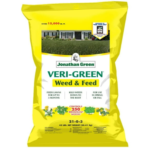 Jonathan Green Lawn Weed & Feed - Veri-Green 16003 Fertilizer & Weed ...