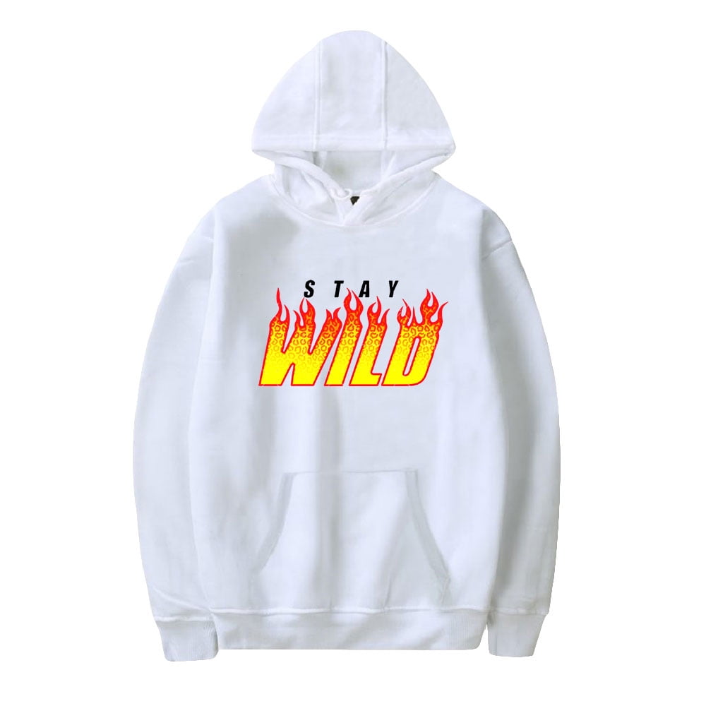 Ben Azelart Stay Wild Hoodie Women Men Long Sleeve Hooded Sweatshirt ...