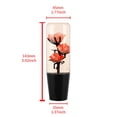 Acrylic Crystal Rose Gear Shifts Knob Acrylic Rose Change Handle ...