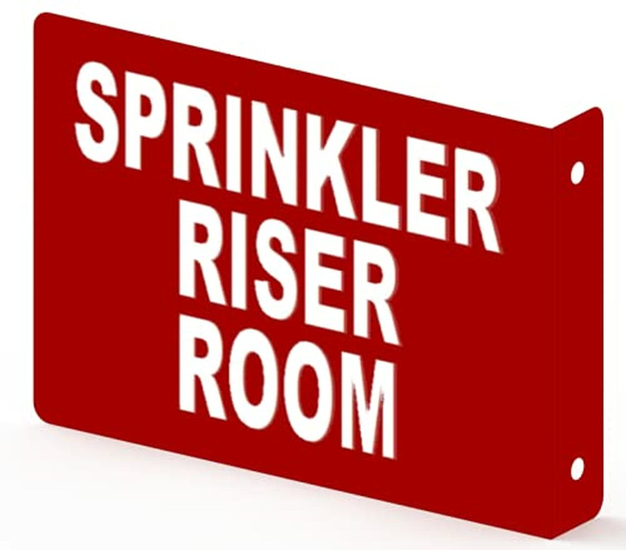 FIRE Sprinkler Riser Room Projection Sign- FIRE Sprinkler Riser Room 3D ...