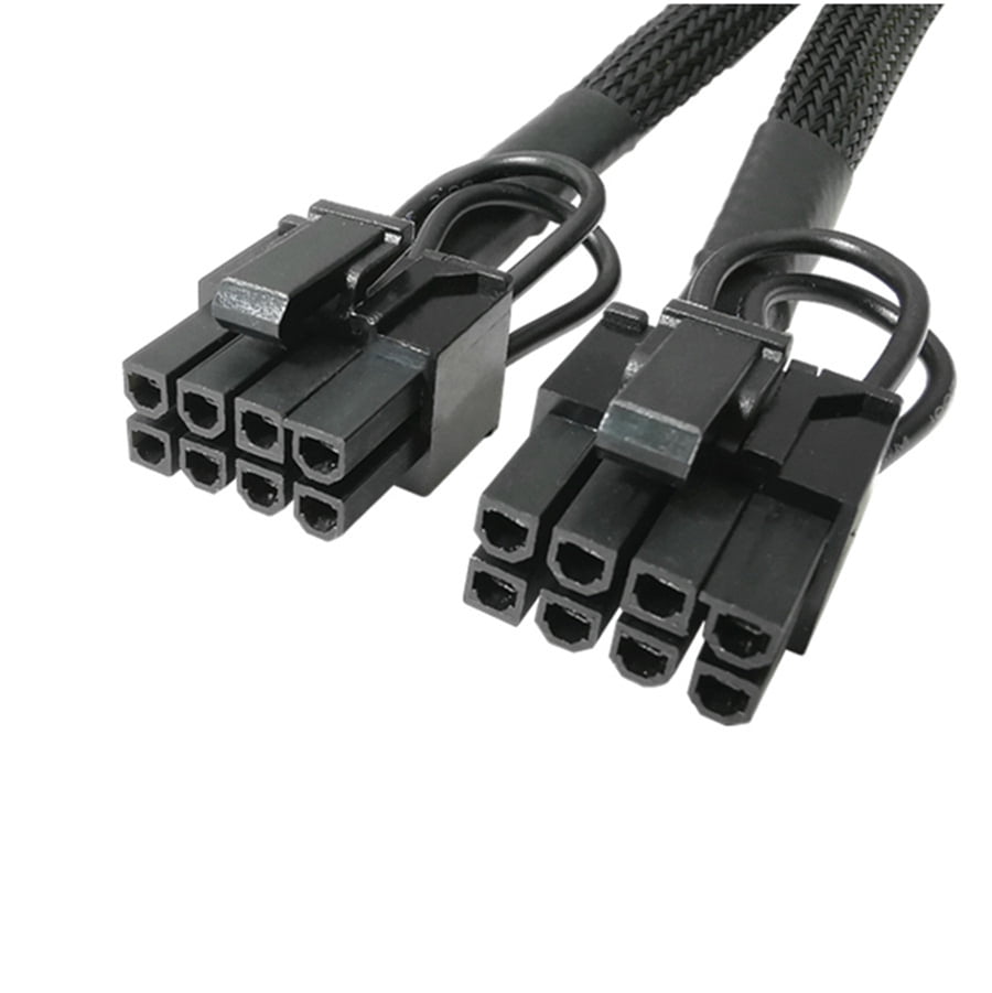 22cm 6-Pin PCI-E Male to Dual 8-Pin Female GPU Graphic Video Card ...