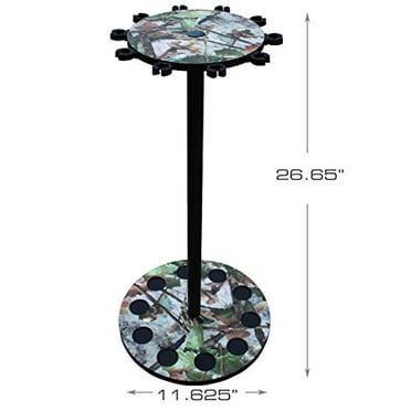 Organized Fishing 24-Rod Deluxe Round Floor Rack, Oak Finish - Walmart.com