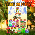 Fairy Mixies Potion Kits for Kids, 20 Bottles Magic DIY Mixies Potions ...