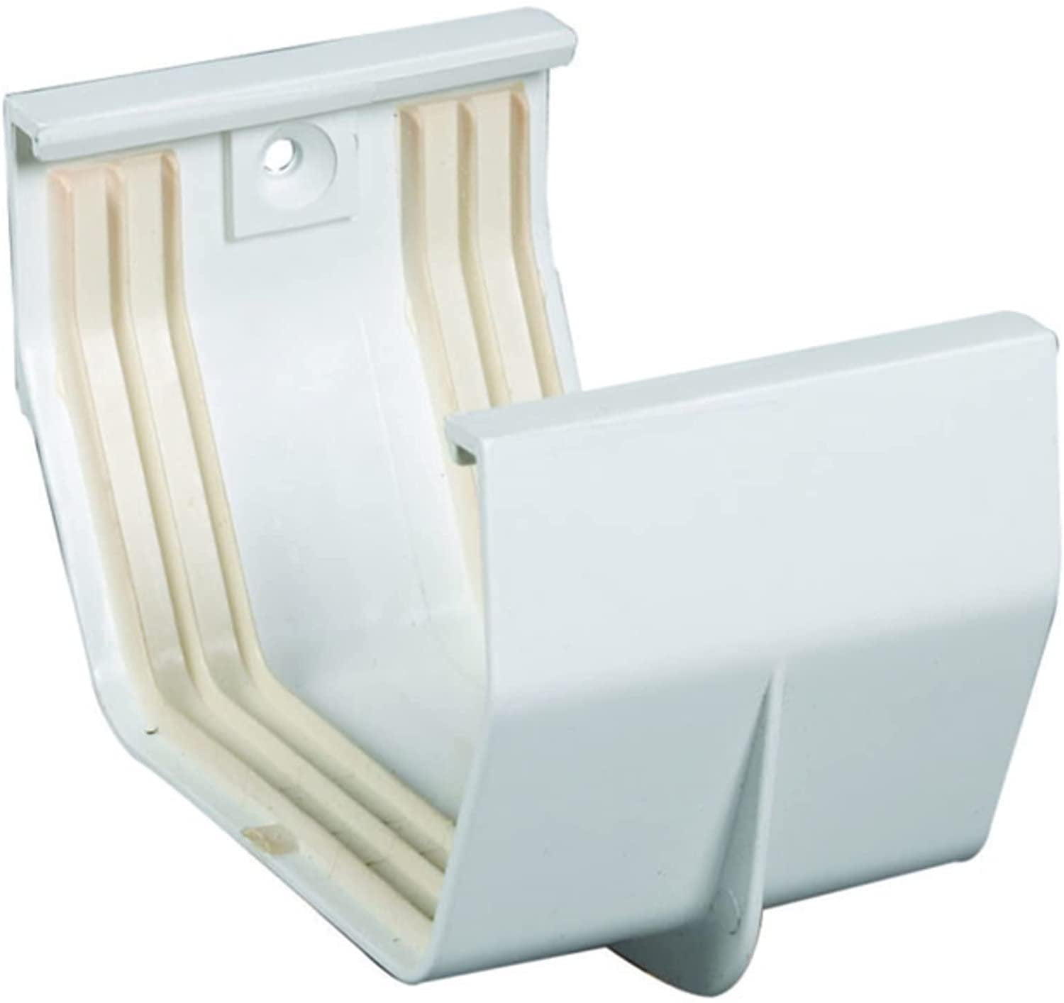 Amerimax T0505 Gutter Connector, Vinyl, White - Walmart.com