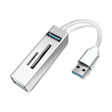 Usb 3.0/type C Hub Adapter 5 In 1 Portable 1x3.0+2x2.0 Usb 5-ports ...