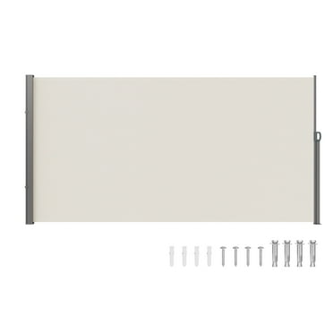 Dextrus Gray 118''X 63'' Expandable Side Shade Panel Privacy Barrier ...