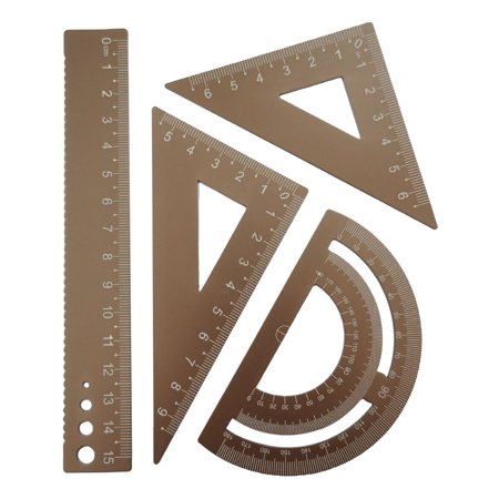 DIY Mh Geometry Kit Protractor Compass Set Triangle Ruler Ruler ...