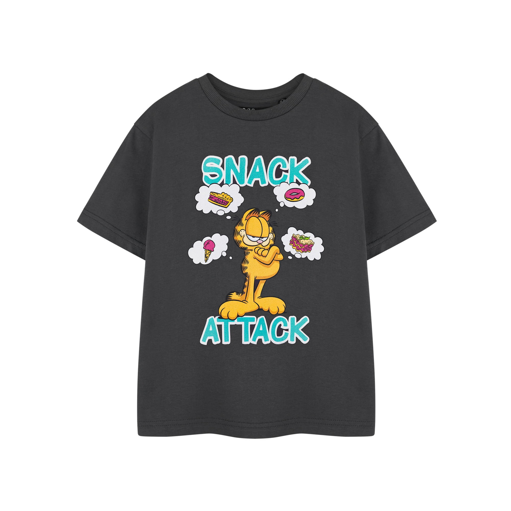 Click here for Garfield Unisex Kids Grey Short Sleeved T-Shirt prices