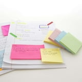 BAZIC Sticky Notes 3x3 Lined Assorted Color, (120 Sheets/Pack), 2-Pack ...