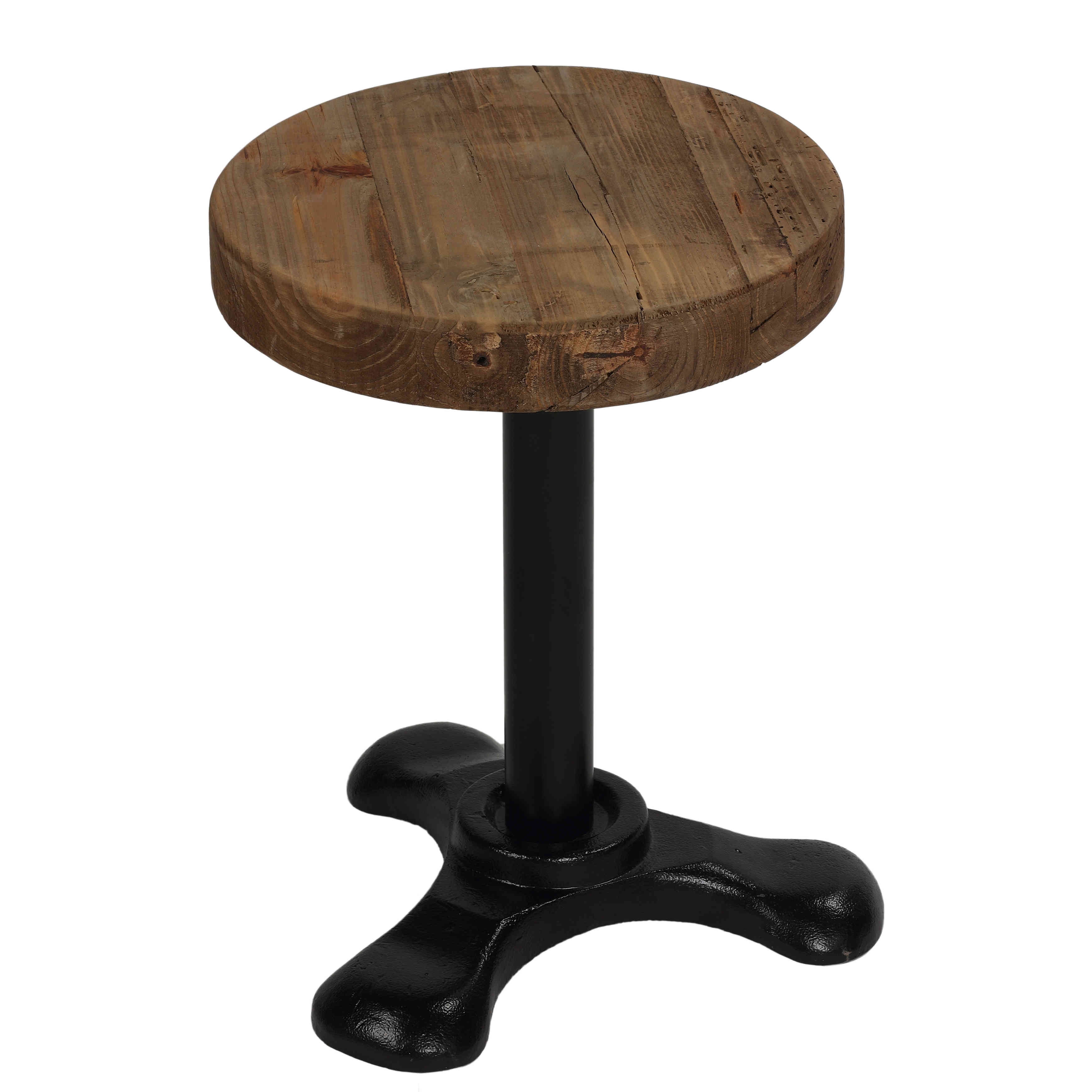 Bare Decor Toby Round End Table with Metal Base - Walmart.com