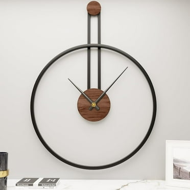 Kate and Laurel Grear Modern Numberless Round Wall Clock, 17 Inch ...