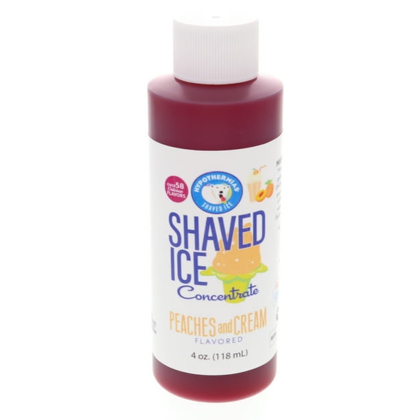 Hypothermias Peaches and Cream Shaved Ice and Snow Cone 🍧 Unsweetened ...