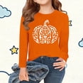 Avtoify Kids Thanksgiving Long Sleeve Print Shirts Crew Neck Dressy ...