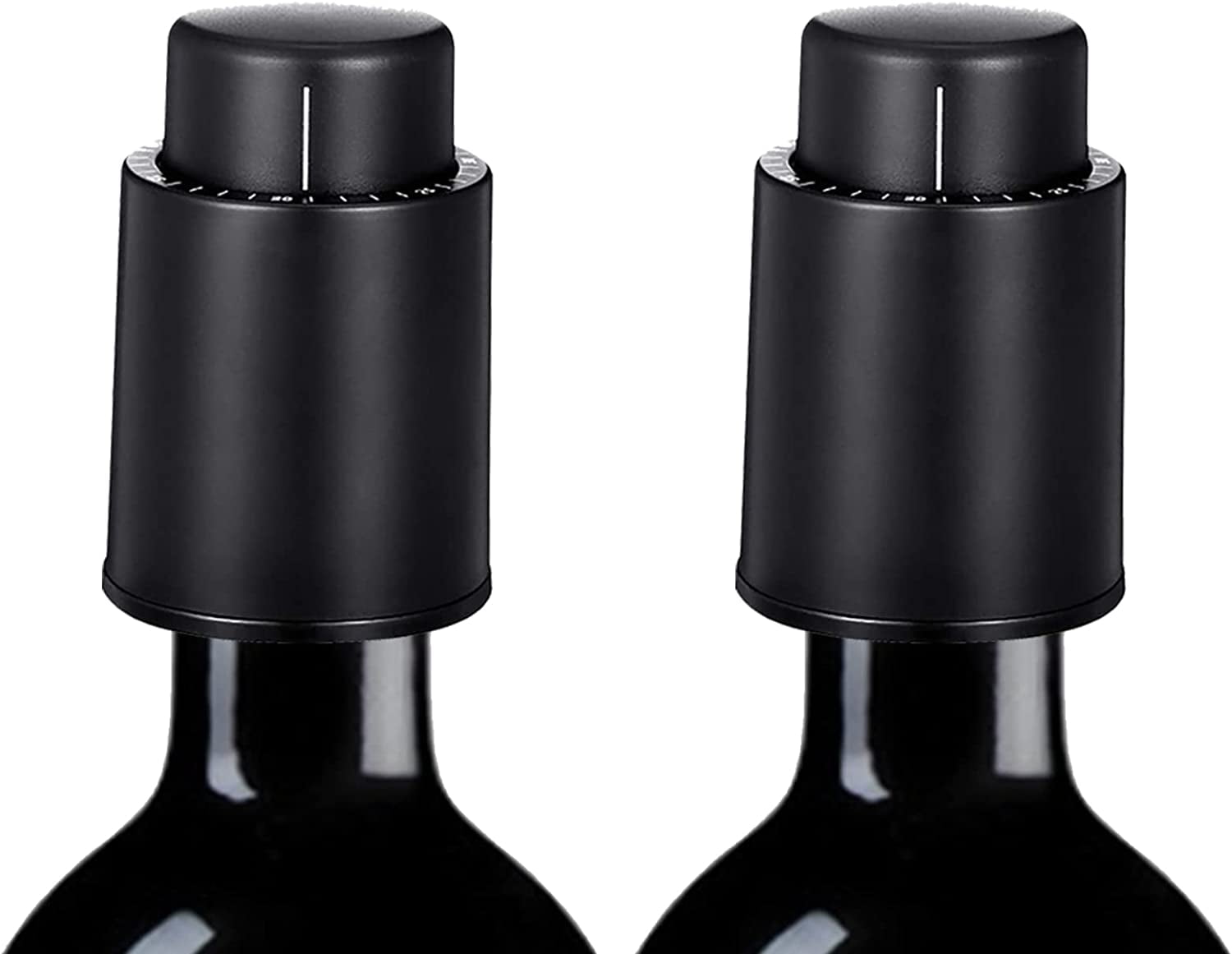 Wine Bottle Stoppers, Reusable Wine Stoppers Wine Bottle Sealer Pump ...
