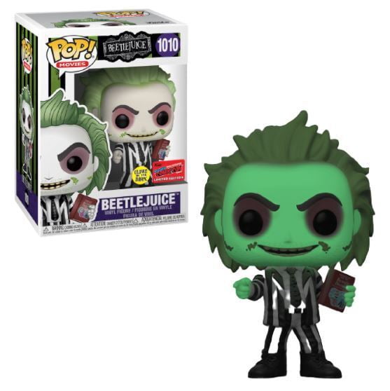 Funko POP! Movies Beetlejuice [Handbook] GITD #1010 NYCC 2020 Limited ...