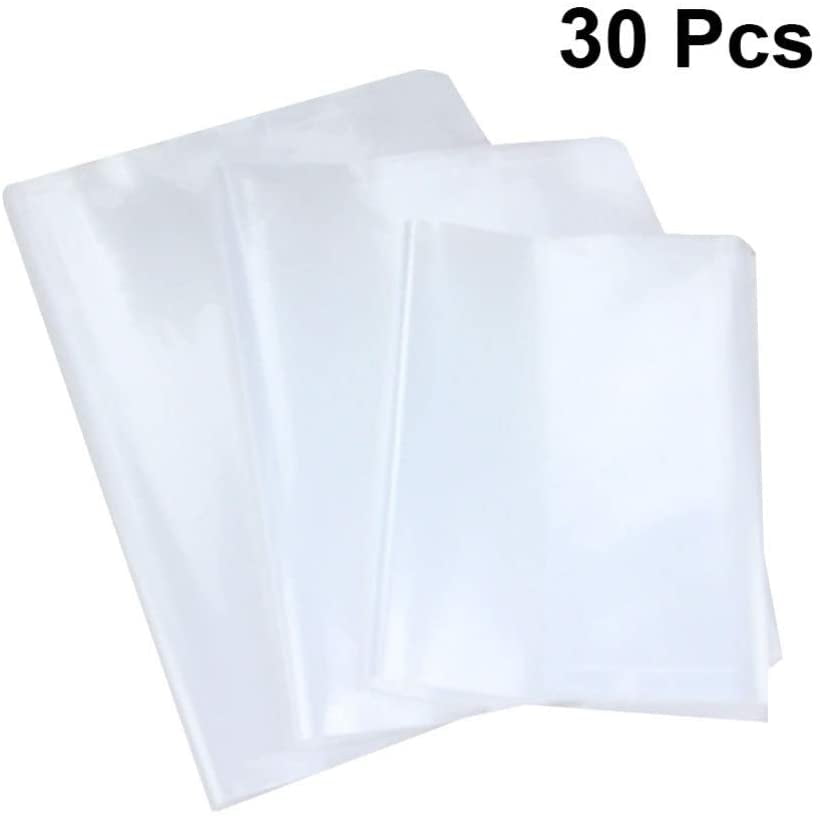 TOYANDONA 30Pcs Adhesive Film Book Cover Waterproof Transparent Self ...