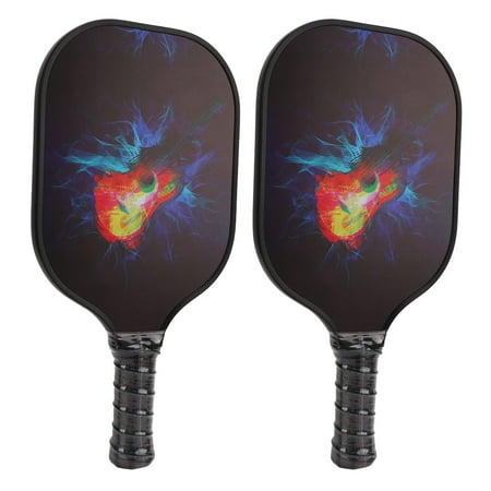 Pickleball Paddles Set, Ergonomic 2 Rackets Color Balls Pickle Rackets ...